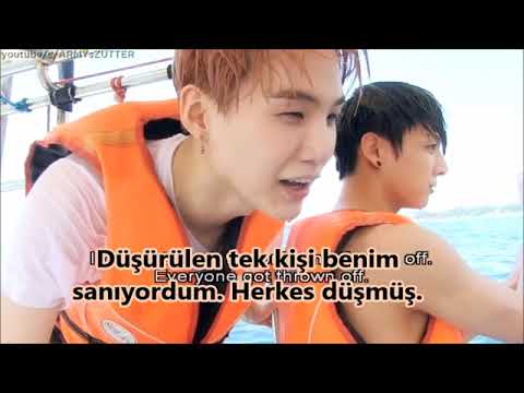 [TÜRKÇE ALTYAZILI] BTS in Banana Boat!