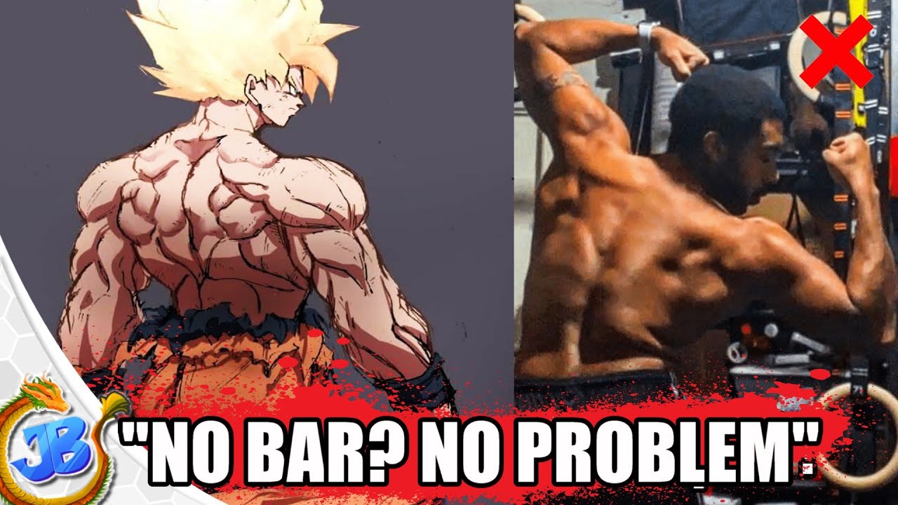 Build A GOKU Back At Home! No Pull-Up Bar Needed - YouTube