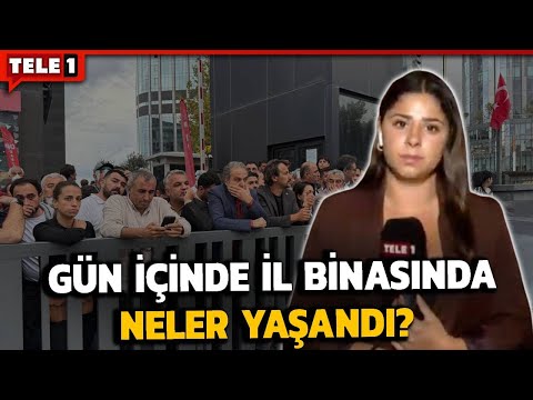 Özgür Çelik ve Gürsel Tekin binadan ayrıldı! TELE1 muhabiri Ceren Ural son yaşananları aktardı