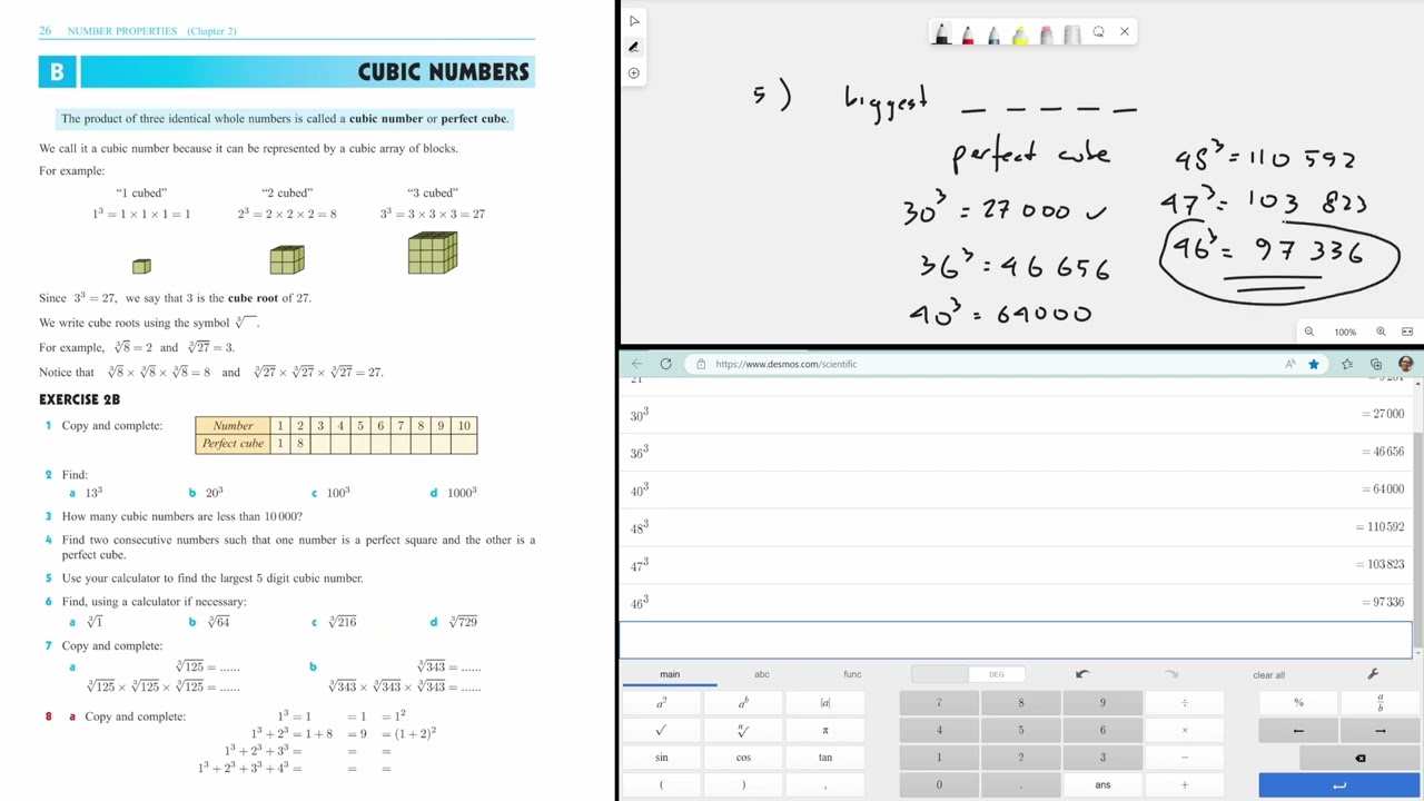 Cubic Number Exercise 2B - YouTube