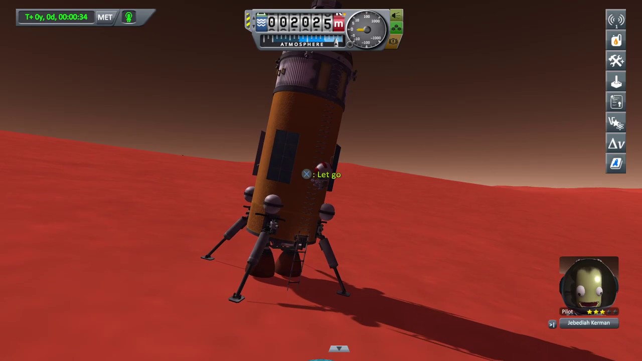 KSP Enhanced Edition - Duna successfull landing - YouTube