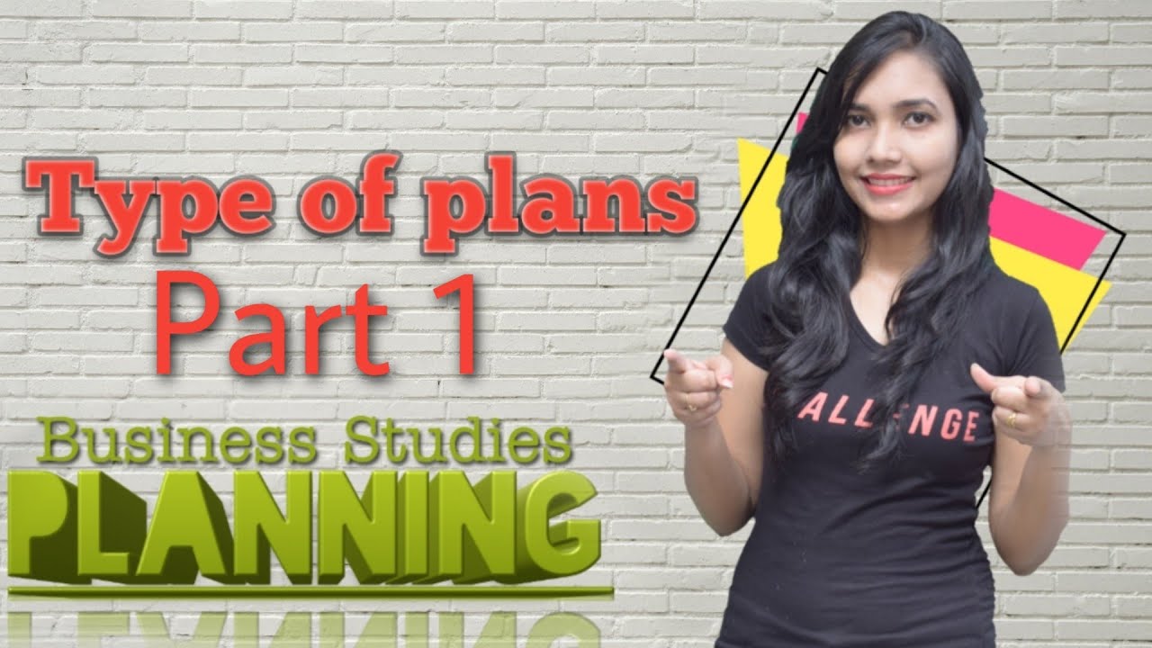 Types of Plans. Business studies class 12th - YouTube