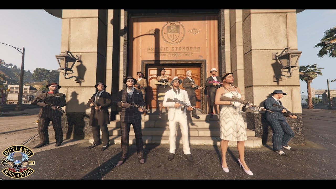 Mob Bank Robbery (Raw R* Edit) - YouTube