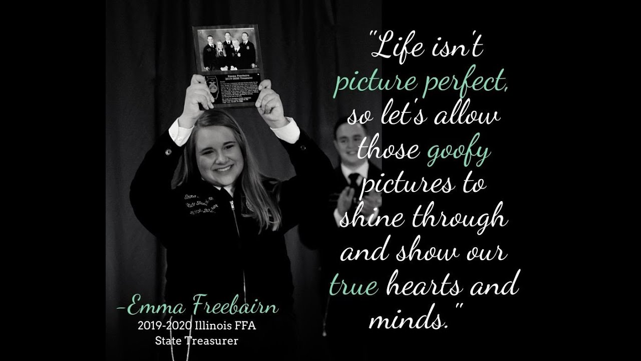 Emma Freebairn Retiring Address - 2020 State FFA Convention - YouTube