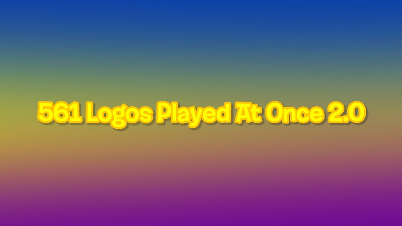 561 Logos Played At Once 2.0 - YouTube