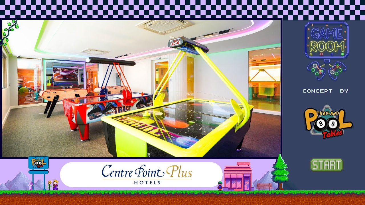 Game Room Concept ที่โรงแรม Centre Point Plus Hotel Silom #gameroom ...
