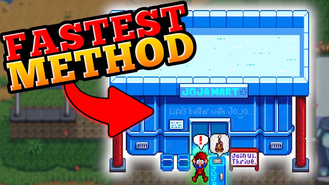 How To Beat The JoJa Mart Within Five Minutes In Stardew Valley YouTube how-to-beat-the-joja-mart-within-five-minutes-in-stardew-valley-youtube