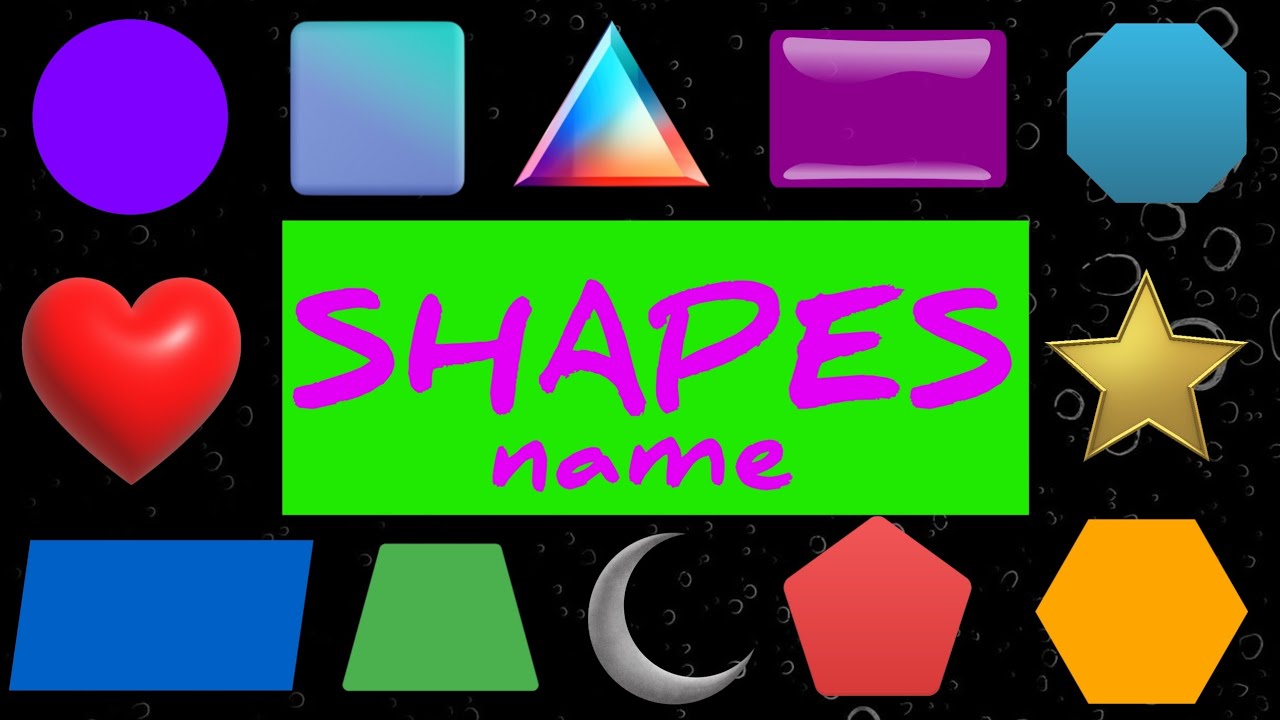 Shapes I Name of Shapes I Shapes for Kids I Basic Shapes I Shapes in ...