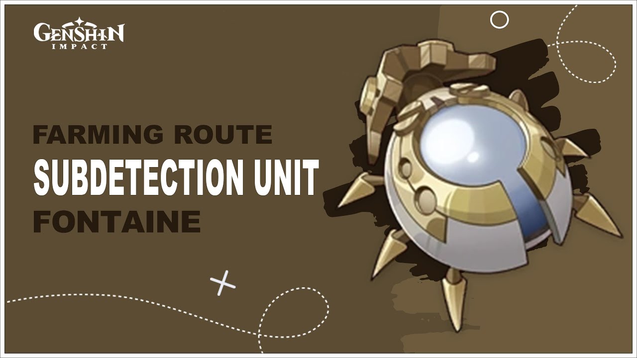 Subdetection Unit Farming Route in Fontaine - Genshin Impact - YouTube