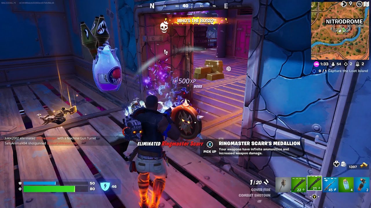 FORTNITE HOW TO GET RINGMASTER SCARRS MEDALLION CHAPTER 5 SEASON 3 ...