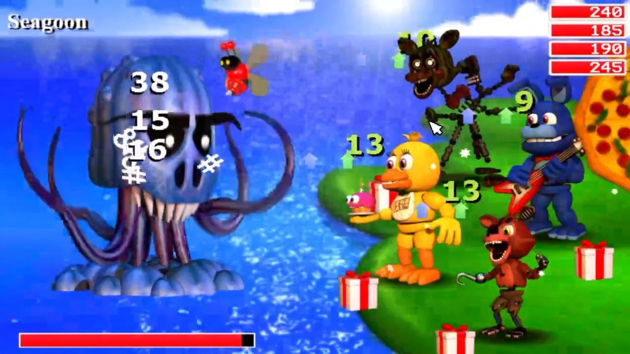 Sea Monsters | FNaF World (Part 2) - YouTube