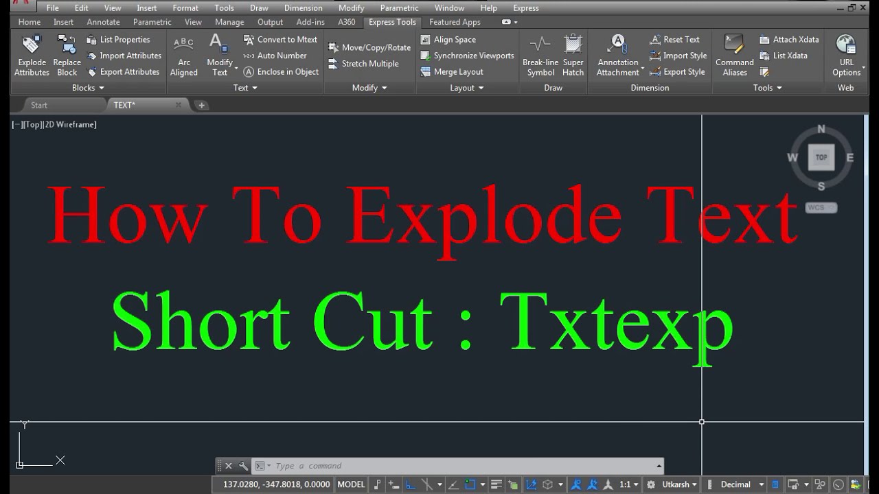 How To Explode Text In AutoCAD In Hindi YouTube how-to-explode-text-in-autocad-in-hindi-youtube