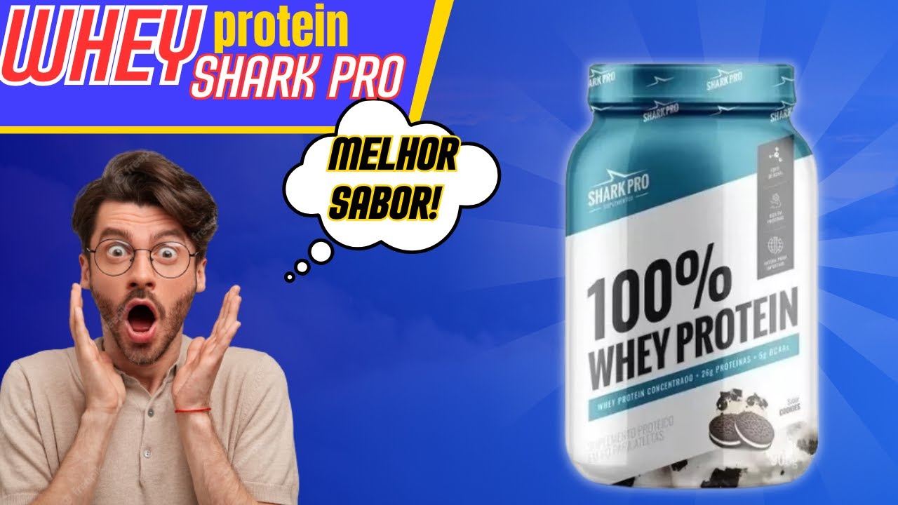 whey Shark Pro Cookies melhor sabor - YouTube