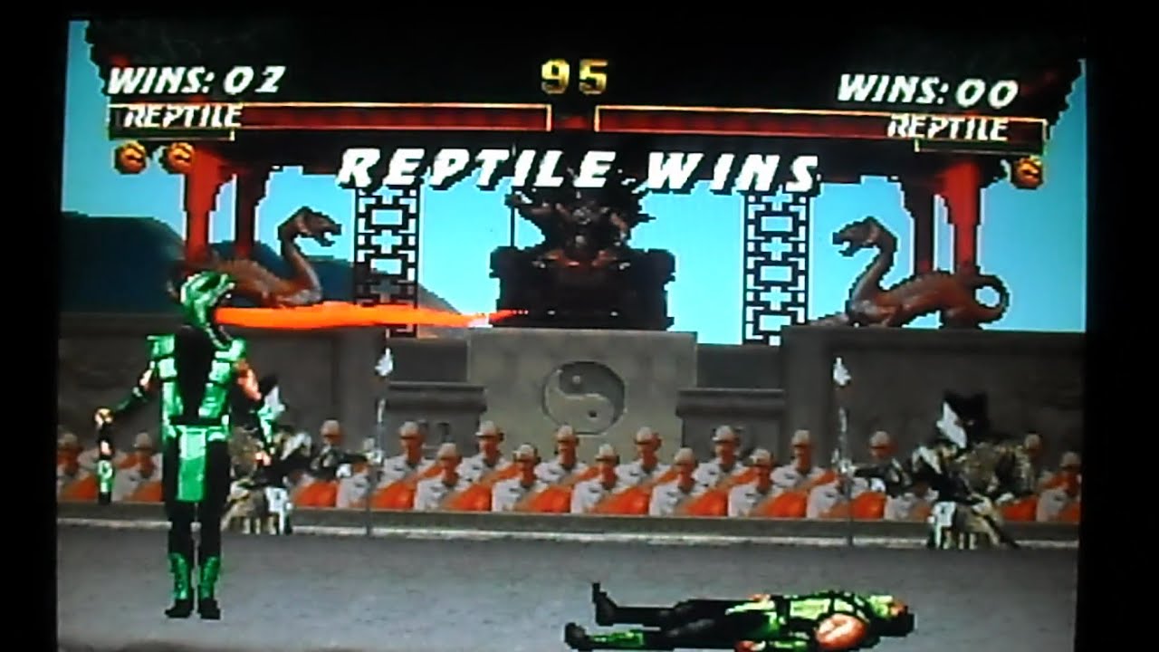 Mortal Kombat Trilogy Reptile All Late Fatalities - YouTube