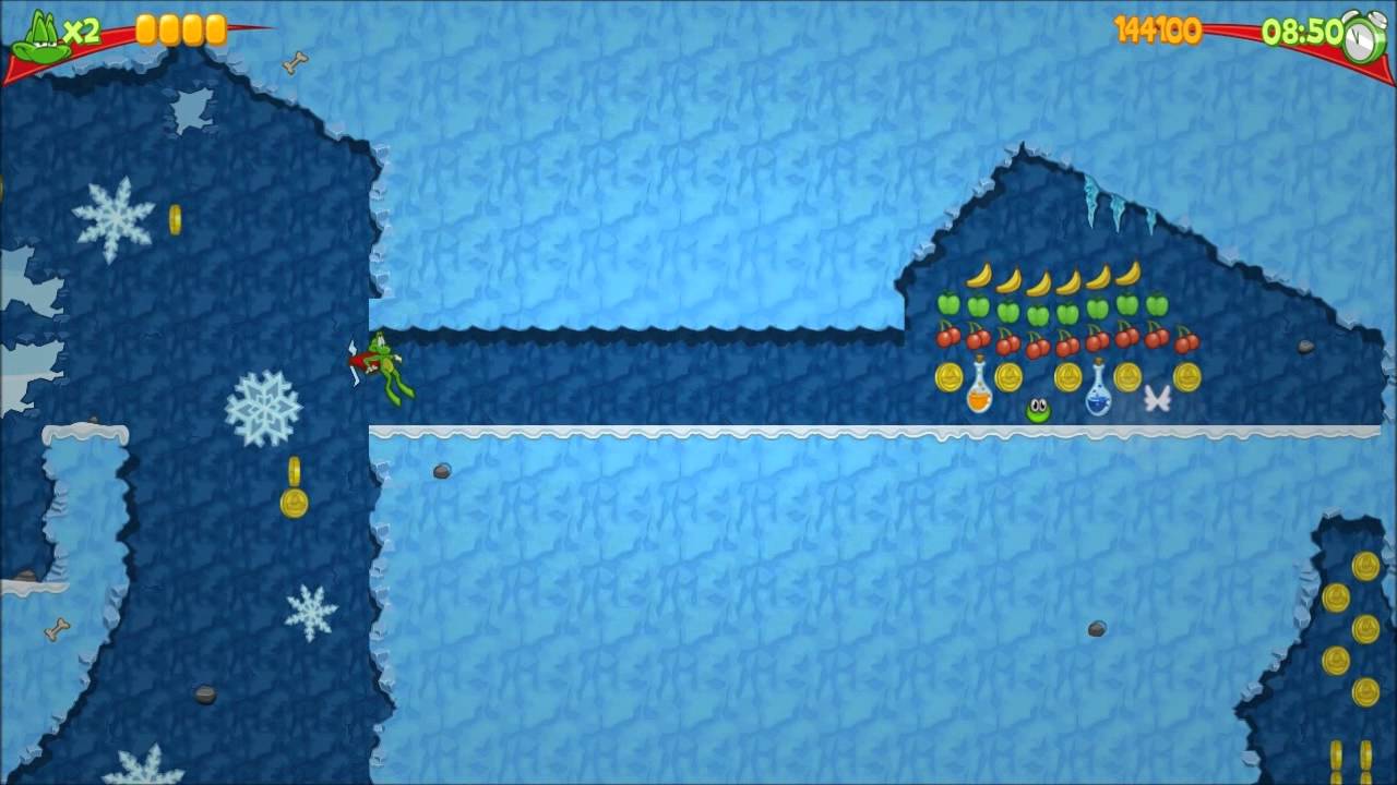 Superfrog HD - Gameplay ITA - Walkthrough #9 - Caverne di ghiaccio ...