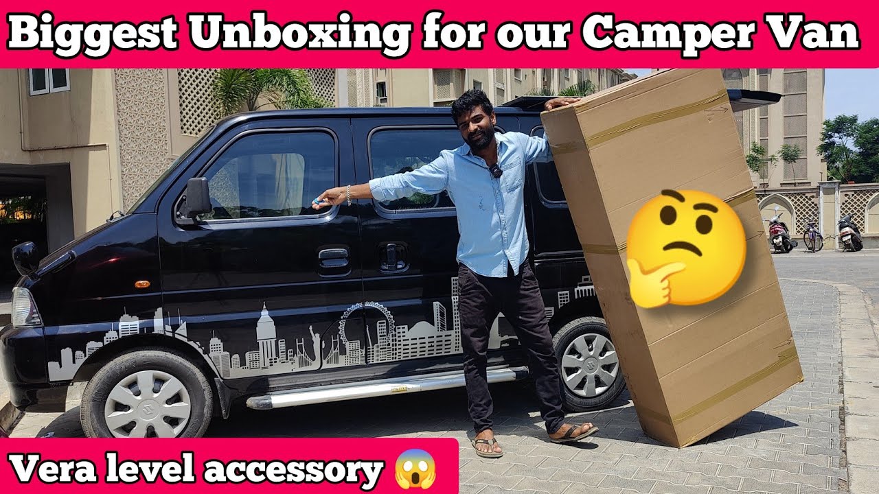 Biggest Unboxing for our Camber van 🤔🤔 - YouTube