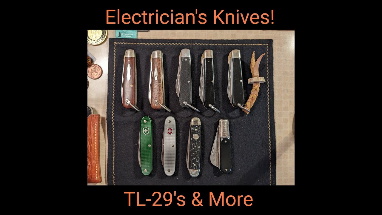 Electrician's Knives! TL-29's & More #knife #collectables #zapped # ...