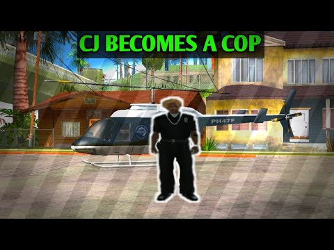 Real Police Officer in GTA San Andreas ( Playing as a cop ) || CJ ...