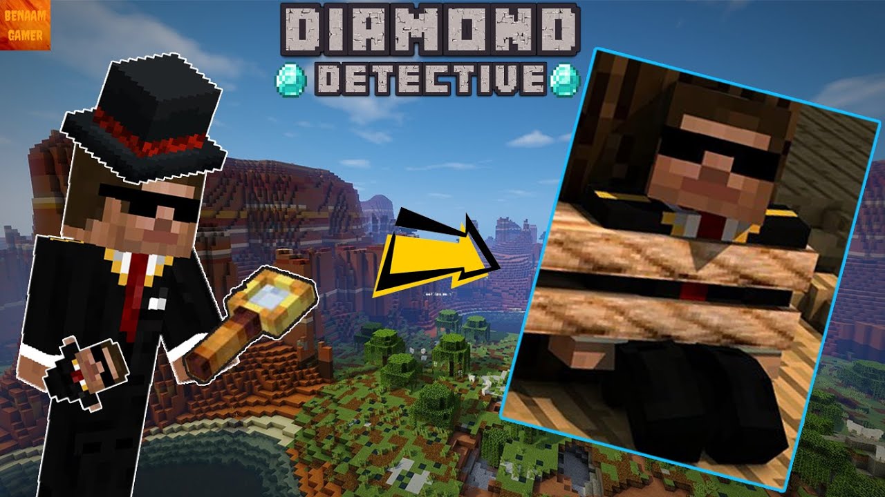Minecraft Detective Got Trapped🤣 - YouTube