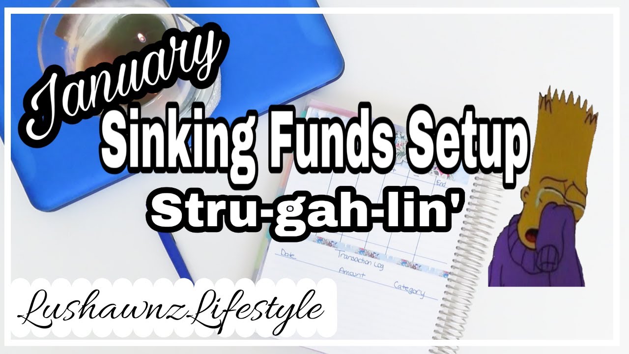 Sinking Funds | January 2020 Setup | I Was Really Struggling...Not Sure ...