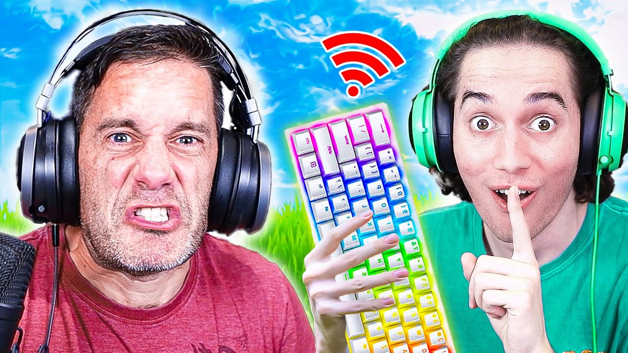 Trolling ANGRY Streamer With Wireless Keyboard! - YouTube