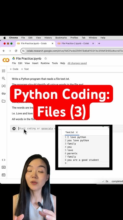 [Part 3] How to read from files and write to files using python coding #computing #olevel # ...