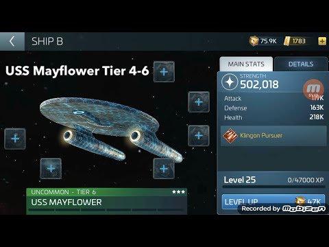 USS Mayflower Tier 4-6 - Star Trek Fleet Command - YouTube