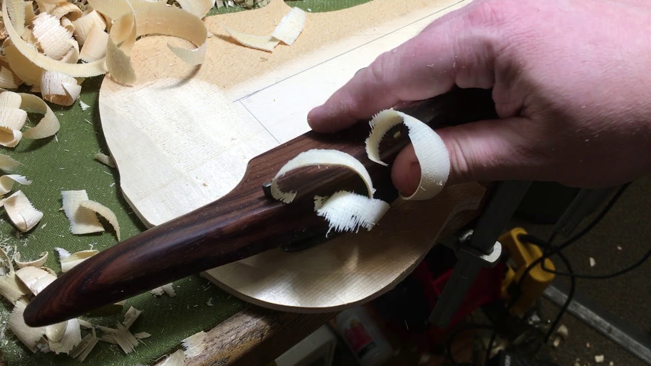 Violin top arching part one - YouTube