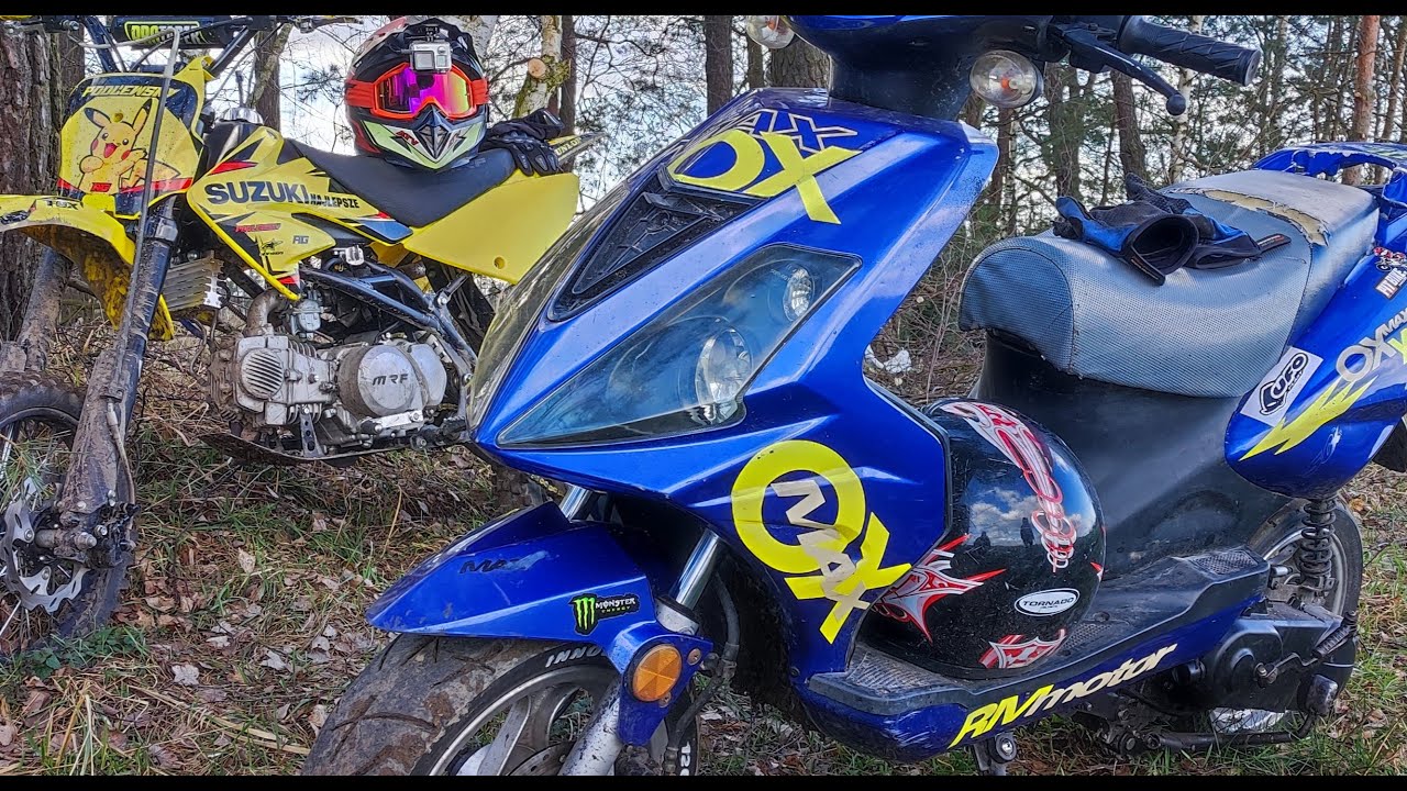 SKUTER z mrf w akcji, skuter robi mrf ? - YouTube