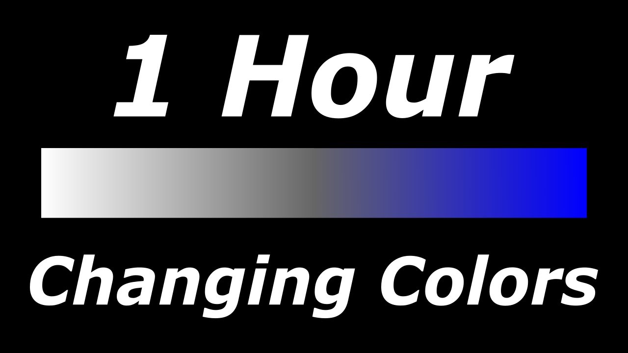 Relaxing 3 Color Changing: White-Gray-Blue Screen Led Lights [1 Hour ...