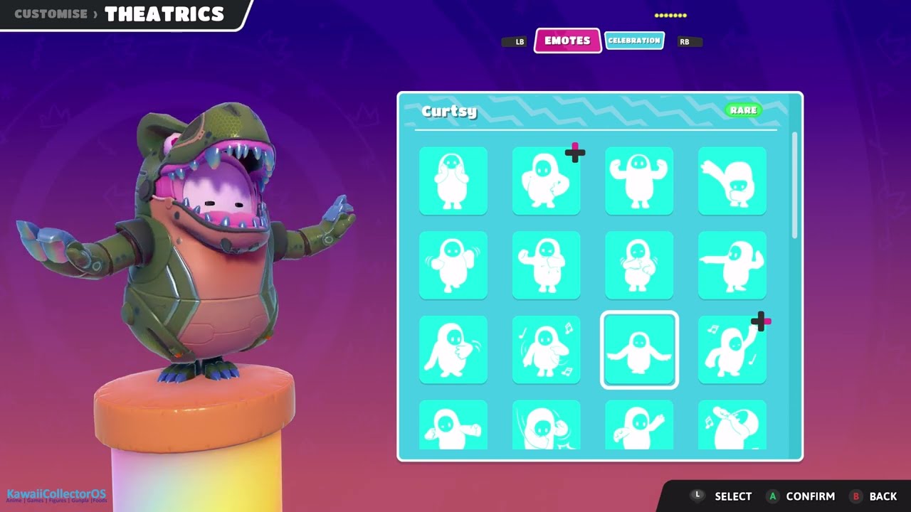 Fall Guys Emotes PC 4K60 UHD - Astro Bot T-Rex (アストロボット・ティラノサウルス / 아스트로 ...