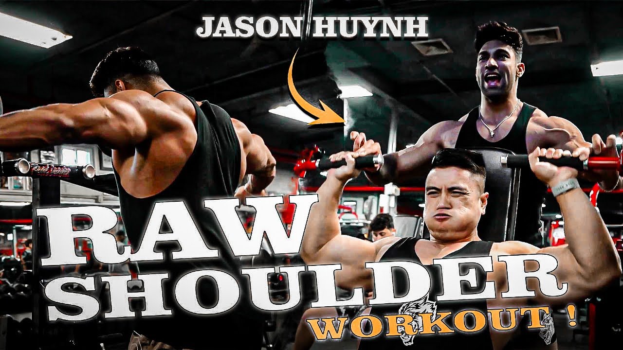 MASSIVE SHOULDER WORKOUT WITH JASON HUYNH | 4 WEEKS OUT 2023 MR OLYMPIA ...