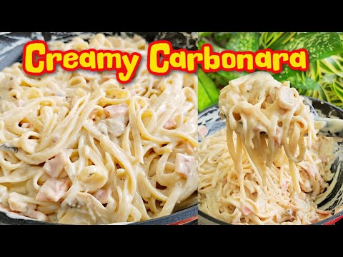 Creamy Carbonara Recipe (Budget-friently Filipino Style Carbonara Recipe)