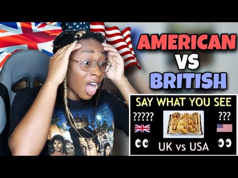 AMERICAN REACTS TO AMERICAN VS BRITISH ENGLISH (40 DIFFERENCES)| Favour ...