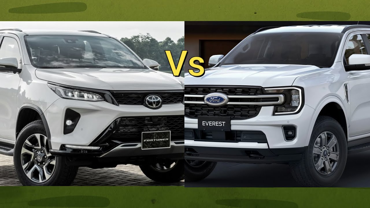 2023 Toyota Fortuner Vs 2023 Ford Everest - YouTube