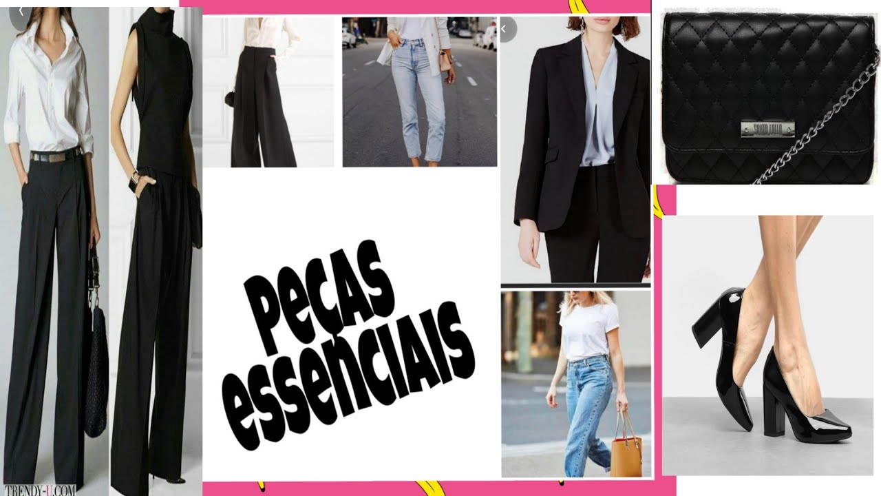 Peças essenciais no guarda-roupa feminino - YouTube