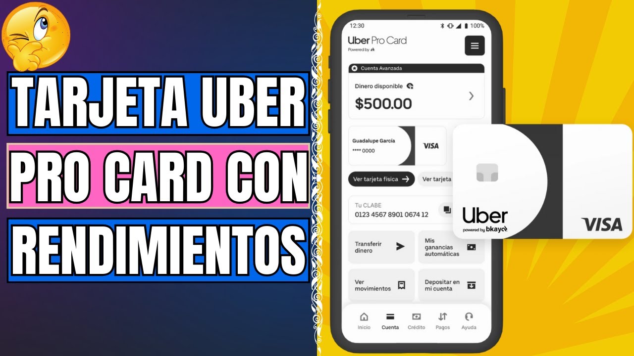 Nueva tarjeta UBER PRO CARD para socios CONDUCTORES con RENDIMIENTOS ...