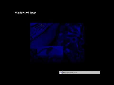 Installing Windows 95 Build 474 - YouTube