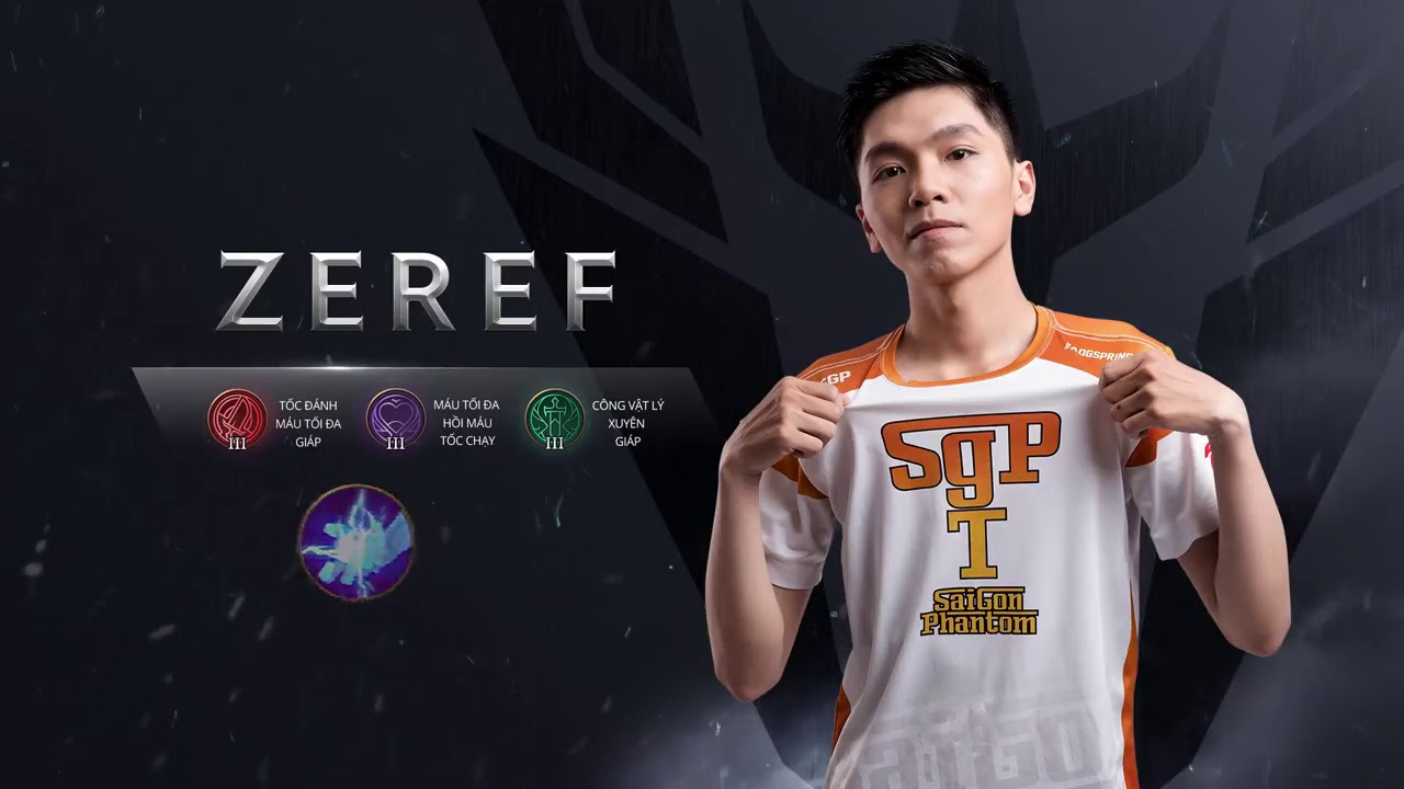 Đẳng cấp nhà vô địch #4 SGP Zeref Vị thần chống chịu Garena Liên Quân ...