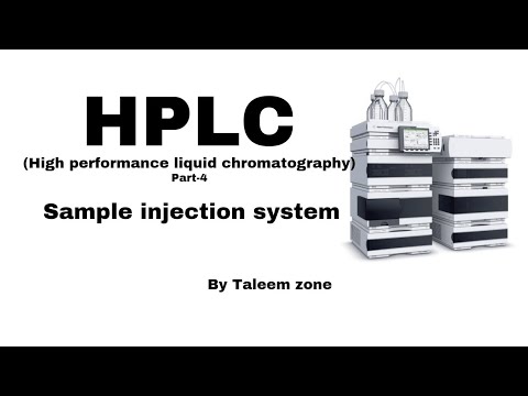 Part-4 || Sample injection techniques in HPLC || Analytical chemistry ...