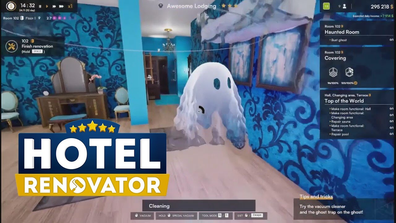 Hotel Renovator: The ghost in Room 102 - YouTube