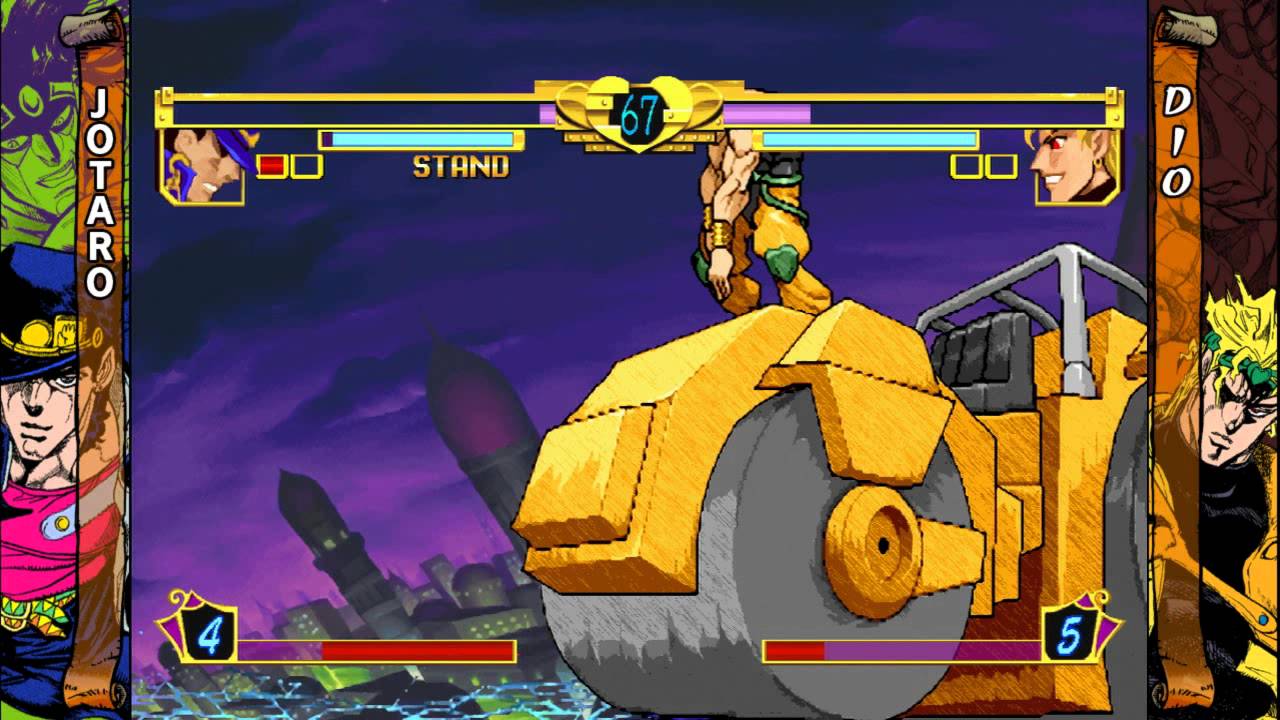 Jojo's Bizarre Adventure HD Ver. - Jotaro vs. Dio - YouTube