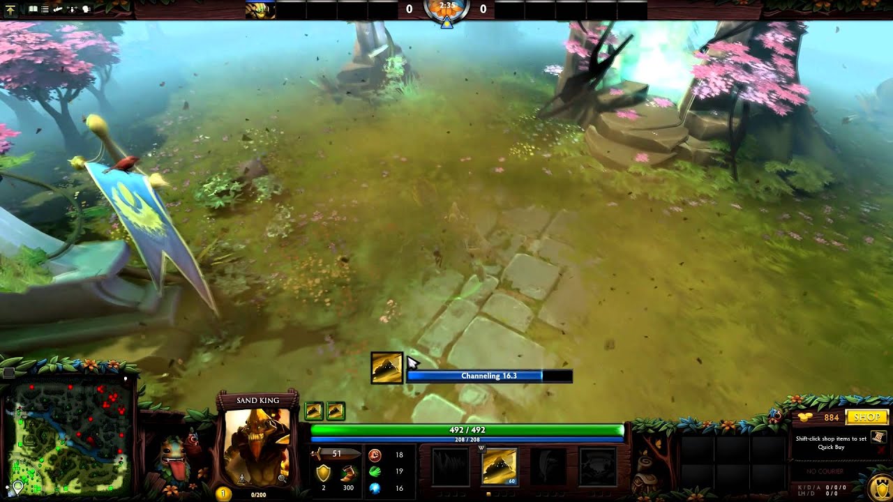DOTA 2 Sand King Sandstorm Mod - YouTube