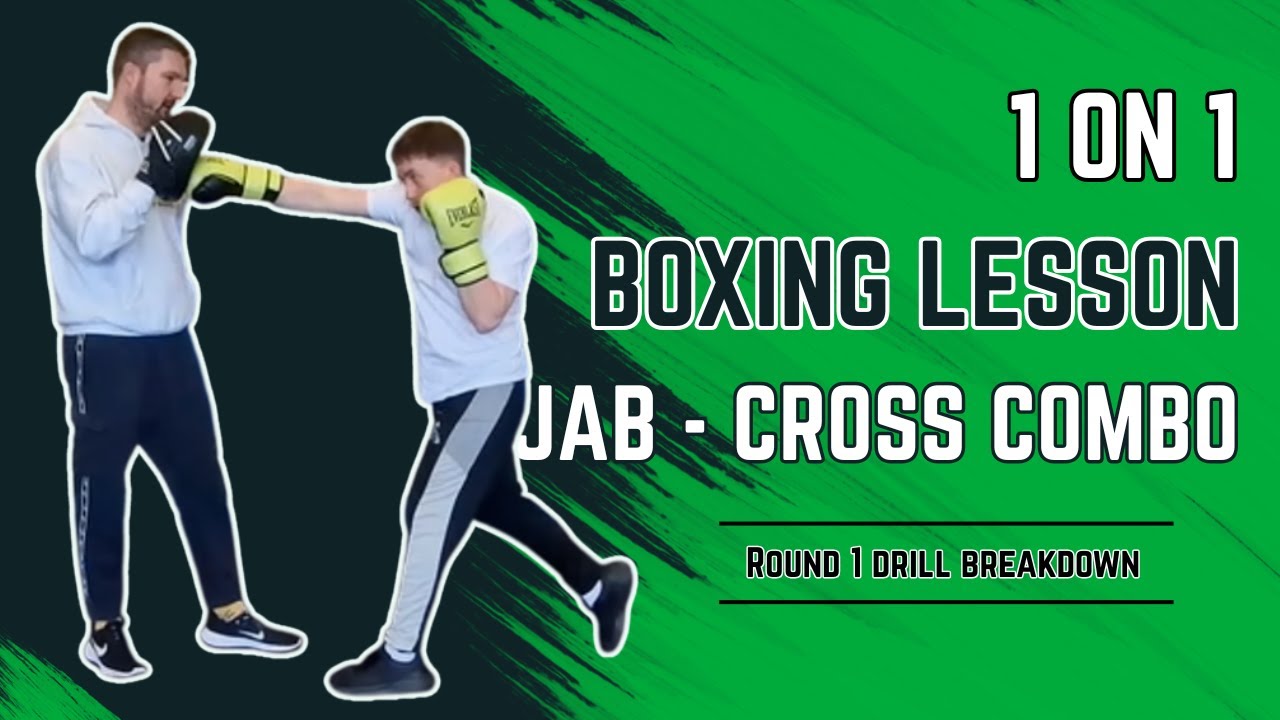 1-on-1 Boxing Lesson: Introducing the Jab-Cross Combo | Round 1 ...