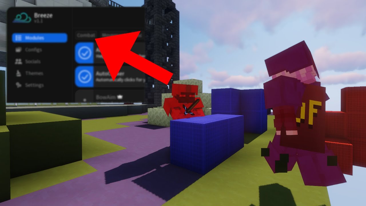 Breeze Client on Hypixel (Hybrid Client) - YouTube