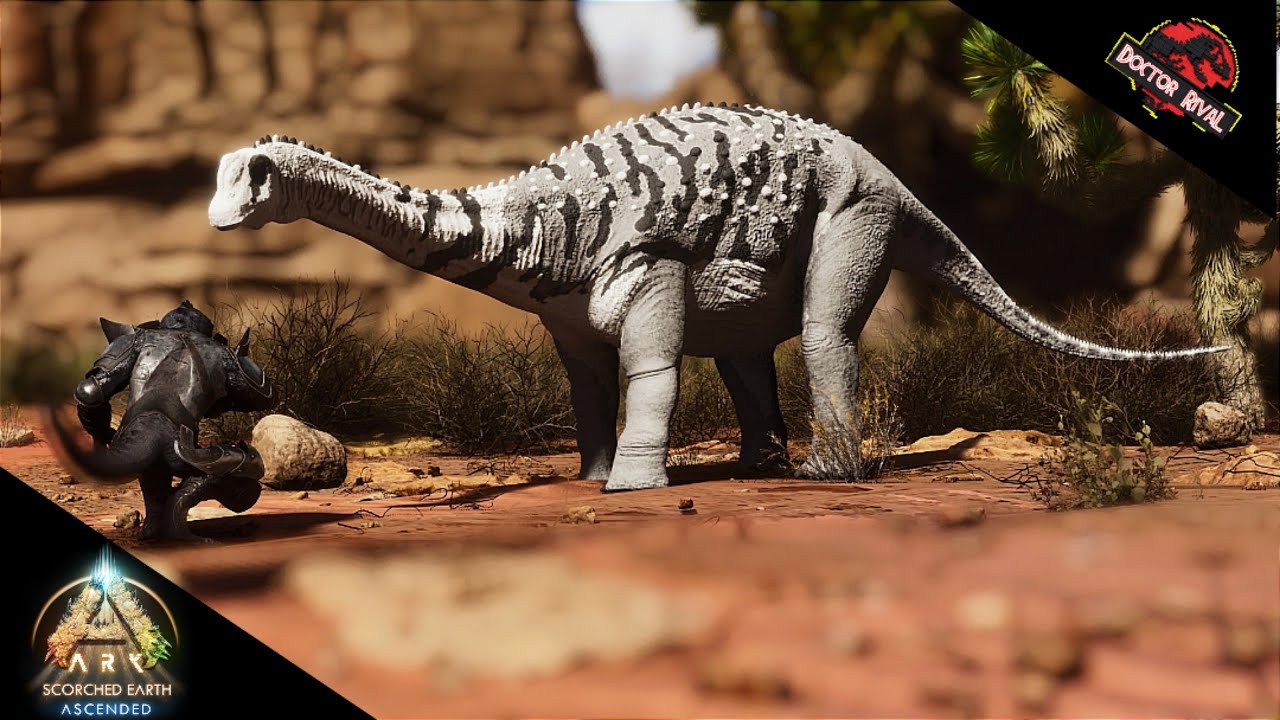 Lirainosaurus TLC - A Little Slender Sauropod || Ark Scorched Earth ...