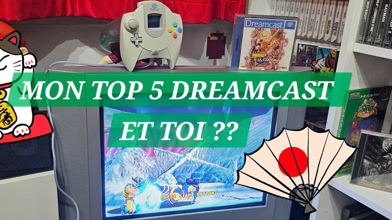 🔎 MON TOP 5 DREAMCAST, ET TOI ?? 🔎By Toki@Pix-forever #retrogaming # ...