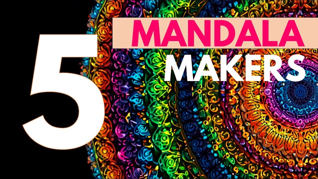 5 FREE Tools to Make Mandalas - YouTube