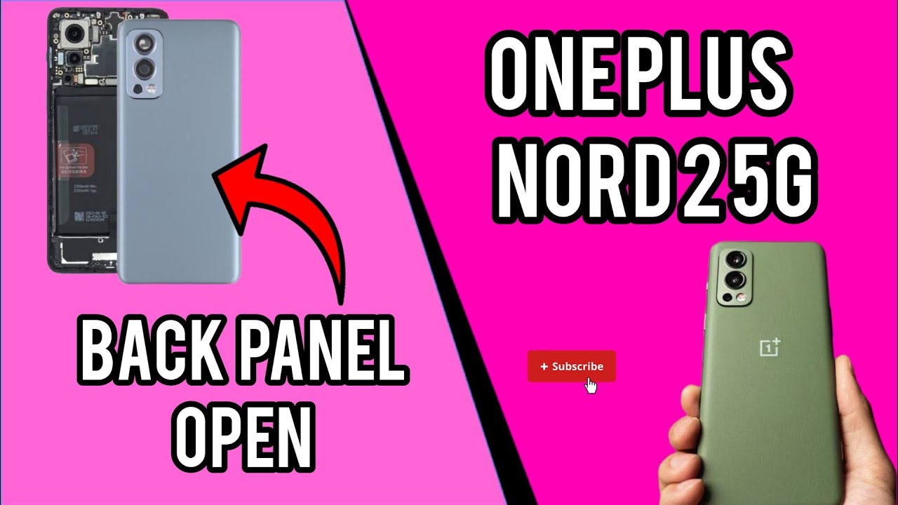ONE PLUS NORD 2 5G BACK PANEL REPLACEMENT | HOW TO OPEN ONE PLUS NORD 2 ...