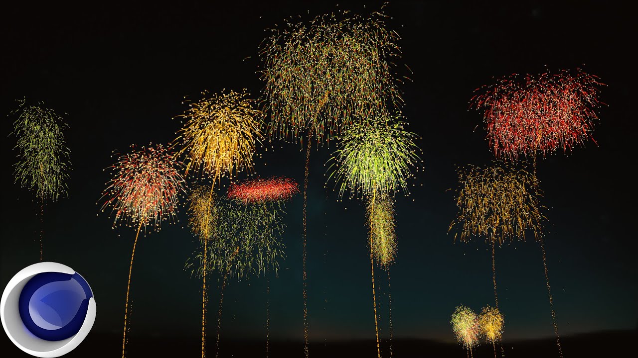 How To Create Fireworks In Cinema 4d Quick Tutorial - YouTube